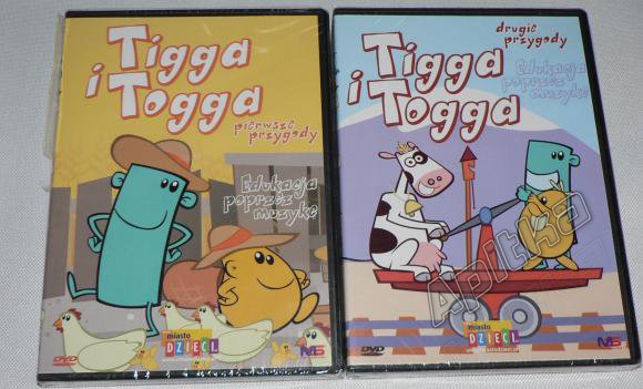 2xDVD TIGGA I TOGGA Edukacja poprzez muzyke folia